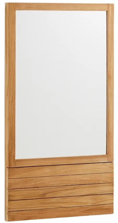 Dřevěné nástěnné zrcadlo LaForma Sunday 110 x 60 cm
