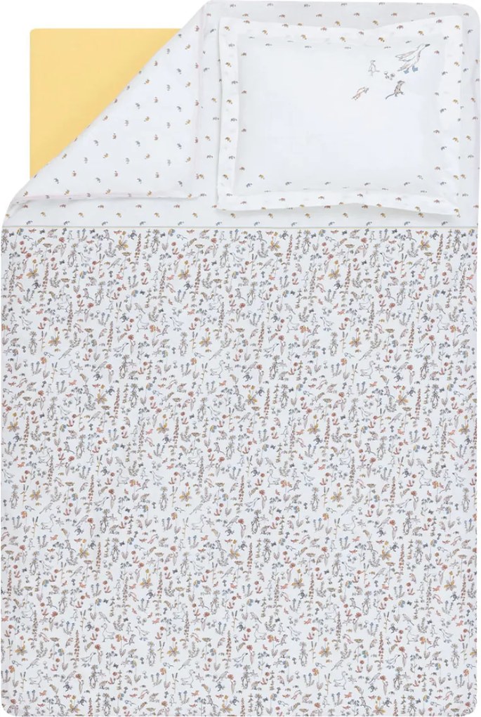 Dětské povlečení Dorine, s prostěradlem, do postýlky, z bavlny Renforcé, 100x150 cm