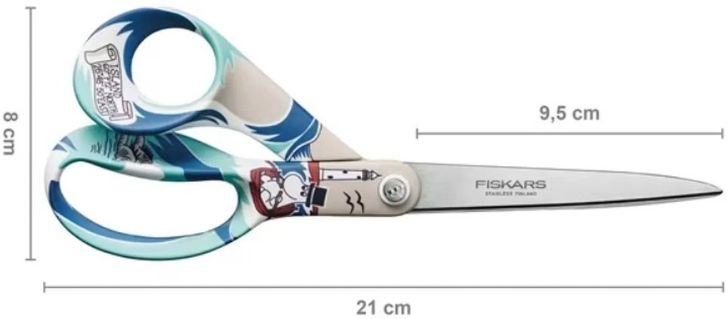 Fiskars Moomin Moominpappa Univerzální nůžky, 21cm 1005231