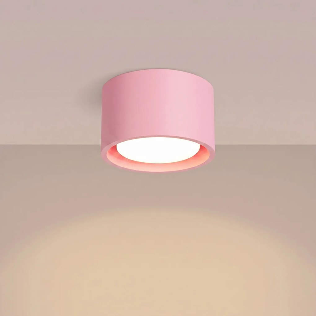 Sollux Lighting Stropní svítidlo MODO 1 růžové GX53