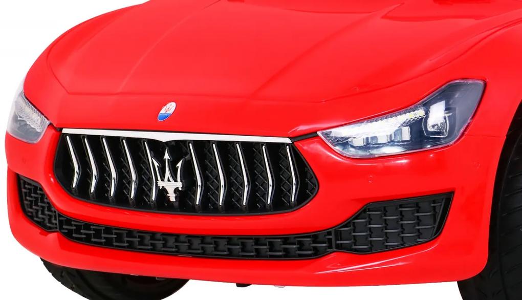 HračkyZaDobréKačky Elektrické autíčko Maserati Ghibli červené