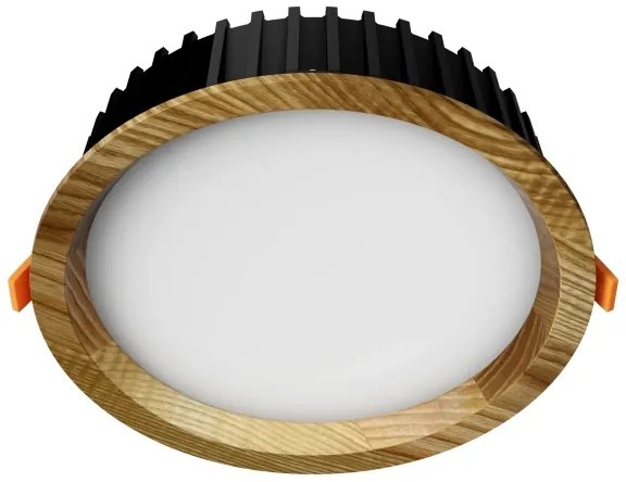 APLED - LED Podhledové RONDO WOODLINE LED/12W/230V 3000K pr. 20 cm jasan masiv