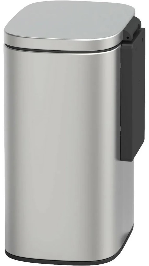 Wenko Nástěnný odpadkový koš Sare 5 l, nerezová