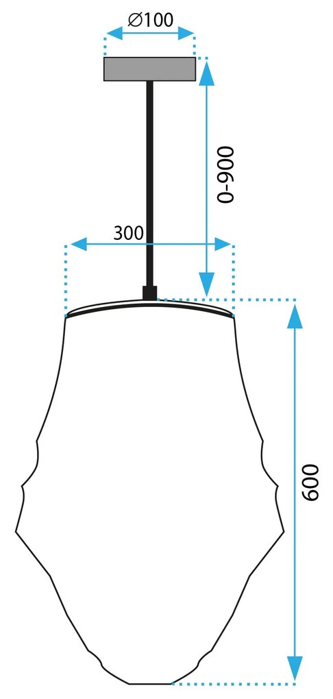 Toolight Moderní přírodní BOHO závěsné osvětlení APP1322-1CP