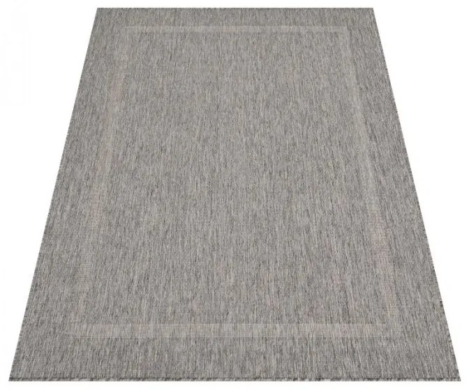 Vopi | Kusový venkovní koberec Relax 4311 grey - Kruh 160 cm průměr