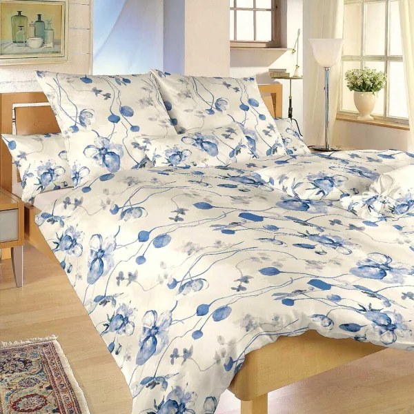 Dadka Povlečení bavlna Bloom elegance banán  240x220, 2x70x90 cm