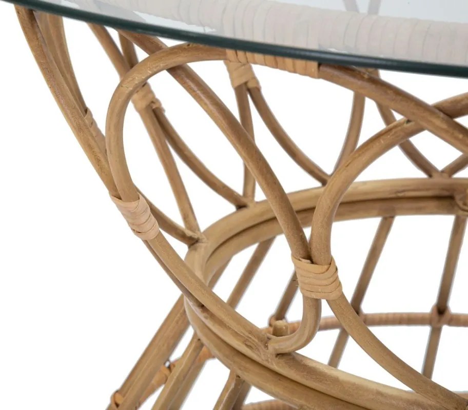 Designový konferenční stolek Gennipha 75 cm hnědý
