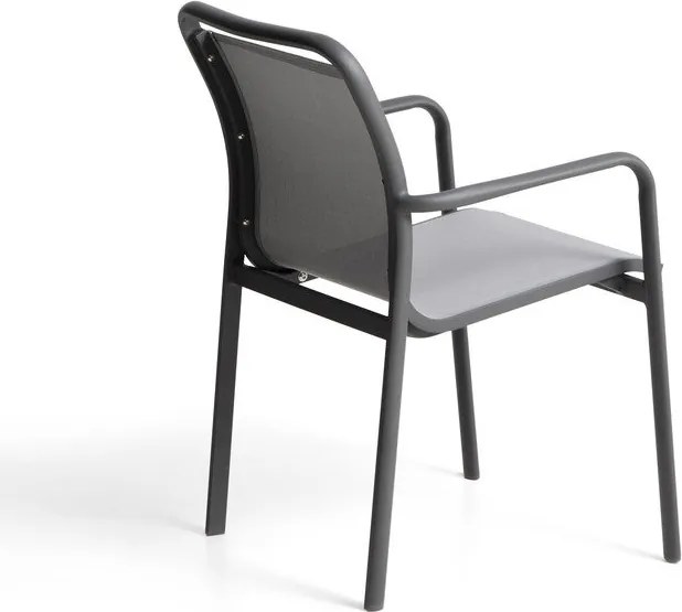 Tmavě šedá zahradní židle Luri – Kave Home