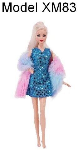 Oblečky pro Barbie - modré outfity Varianta: model XM83