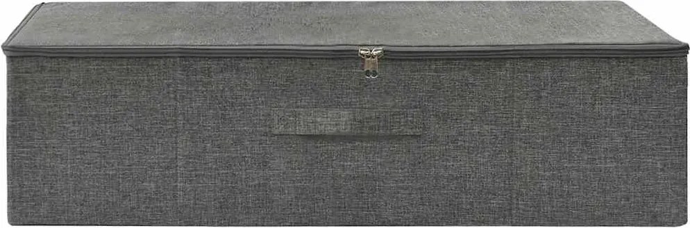 Úložný box textil 70 x 40 x 18 cm antracitový 332903