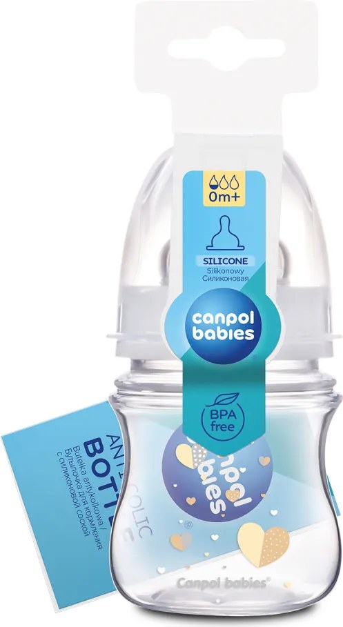 Canpol babies Láhev se širokým hrdlem NEWBORN BABY 120ml