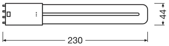 LED Zářivková trubice 2G11/8W/230V 4000K - Osram