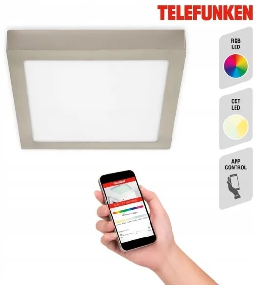 Telefunken 309602TF - LED RGBW Stropní svítidlo LED/18W/230V 2700-6500K WiFi