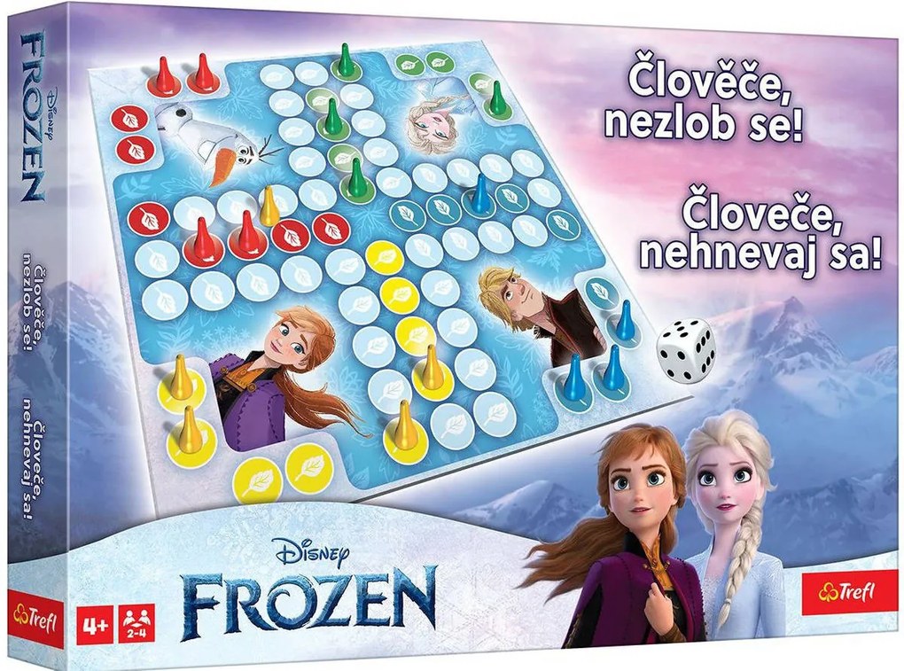TREFL Hra Člověče, nezlob se! Ledové Království (Frozen) *SPOLEČENSKÉ HRY* tr02677