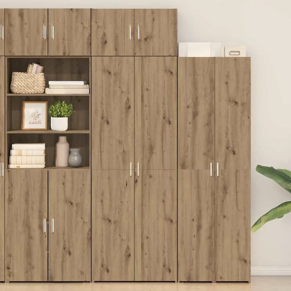 Úložná skříňka 2 ks Artisanový dub 70 x 42,5 x 225 cm 3365636