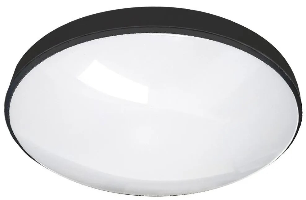 Baterie Centrum LED Koupelnové stropní svítidlo CIRCLE LED/36W/230V 4000K pr. 45 cm IP44 černá BC0470