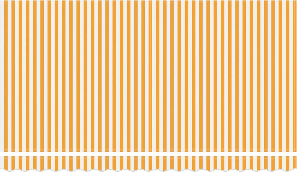 Stahovací markýza Žlutá 400 x 200 cm textil 3329792