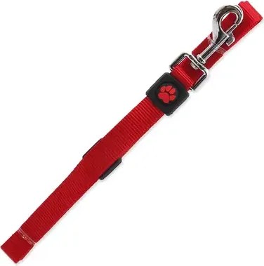 ACTIVE DOG Vodítko Premium M červené 2x120 cm / Textilní vodítko pro p