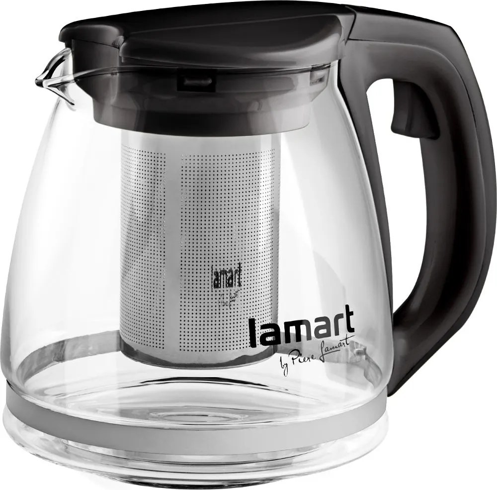 Lamart LT7025 VERRE, konvice, 1,1l, černá