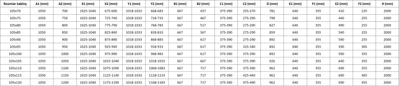 Mexen Mist-H L Duo, 2-křídlý sprchový kout 105 x 75 cm, čiré sklo, chromový profil, 8A5L-105L-075P-01-00