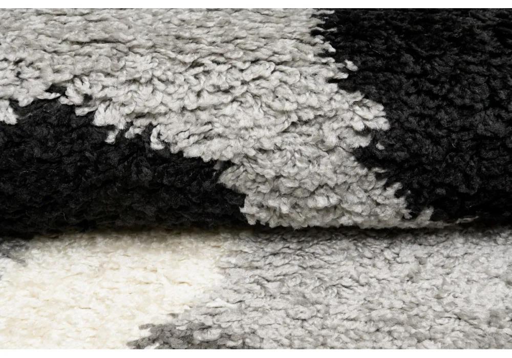 Kusový koberec shaggy Poza šedý 240x330cm