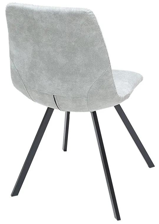 Designová židle Rotterdam Retro / světle šedá