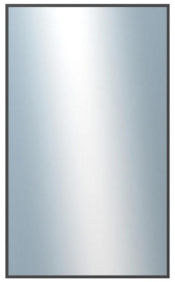 DANTIK - Zarámované zrcadlo - rozměr s rámem cca 60x100 cm z lišty Hliník černá | P269-021 (7269021)
