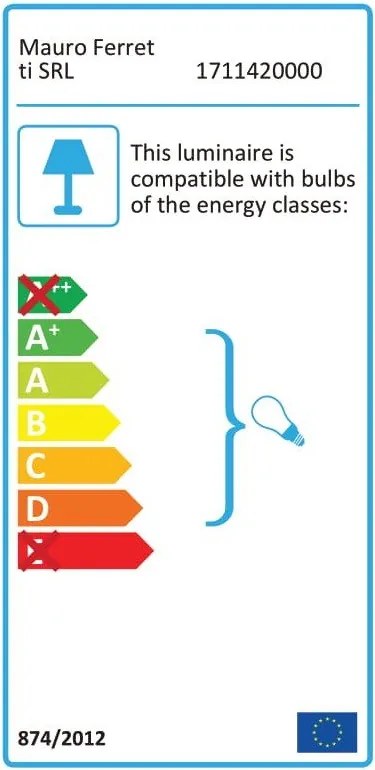 Bílá/ve zlaté barvě stojací lampa se skleněným stínidlem (výška 155 cm) Glamy – Mauro Ferretti