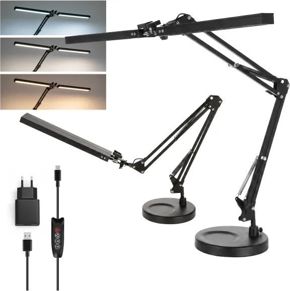 Brilagi - LED Stmívatelná stolní lampa VARIO LED/15W/230V 3000-6000K černá