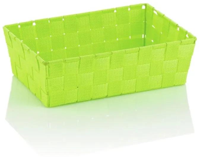 Koš ALVARO PP, zelená  29,5x20,5x8,5cm