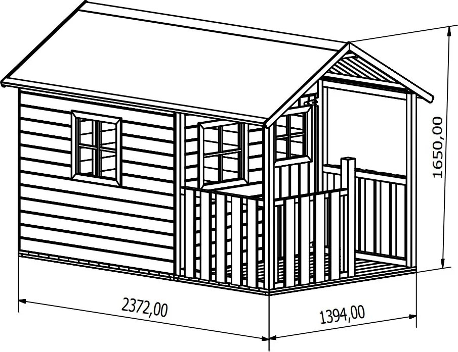 4iQ Dětský zahradní domeček BLANKA