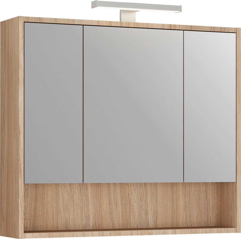 XXXLutz ZRCADLOVÁ SKŘÍŇKA, barvy dubu, 80/74/22 cm Stylife - Koupelnové série - 000780002304