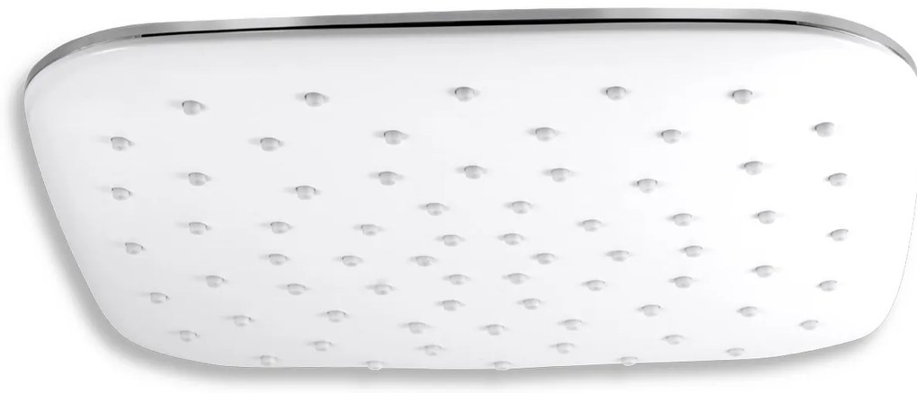 Novaservis - Pevná sprcha 250 x 250 mm, bílá-chrom, RUP/410,1