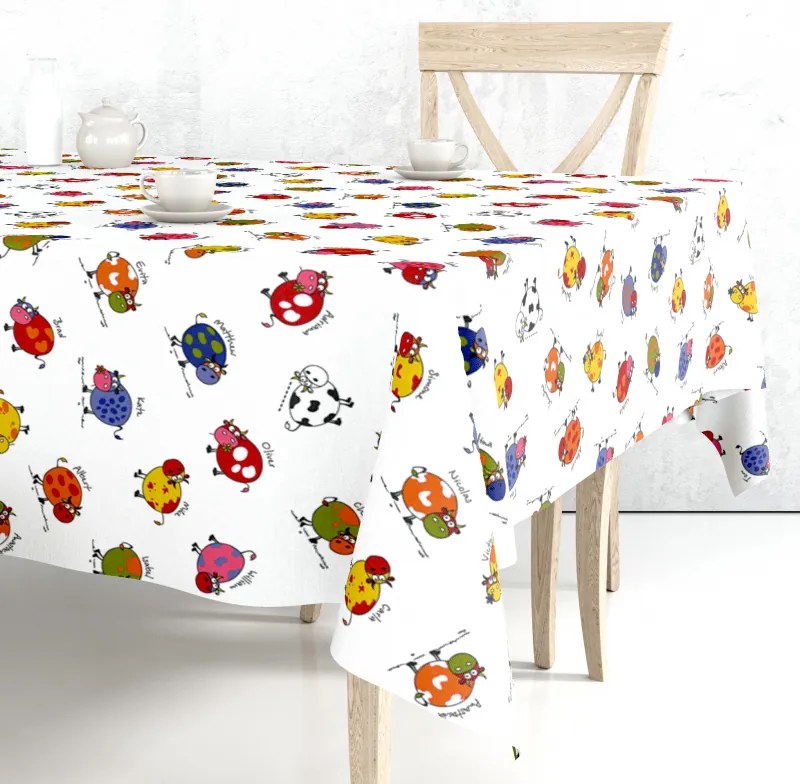 Ubrus PVC Mo-6064-Kravičky - Role 140cm x 20m