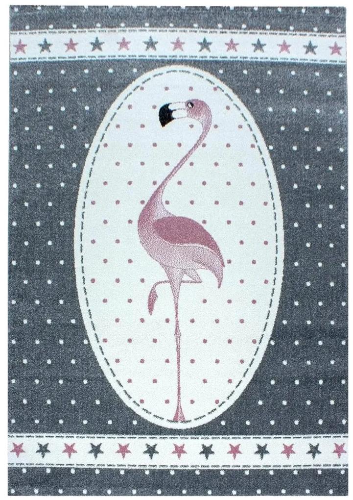 Ayyildiz koberce Dětský kusový koberec Kids 630 pink - 120x170 cm
