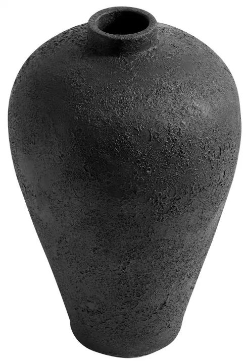 Muubs, Ručně tvarovaná váza Muuubs Luna,60 cm | černá