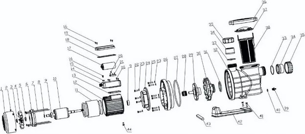 HANSCRAFT Průhledné víko předfiltru čerpadla Blue Power - 260, 370, 550, 750