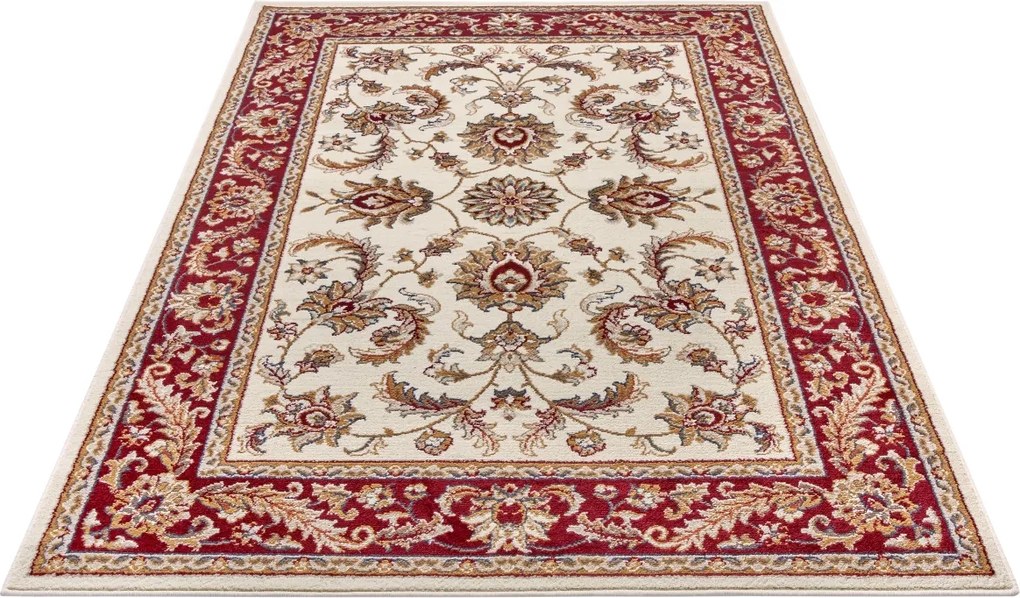 Kusový koberec Luxor 105643 Reni Cream Red, 120x170, červená, obývacia izba, Hanse Home