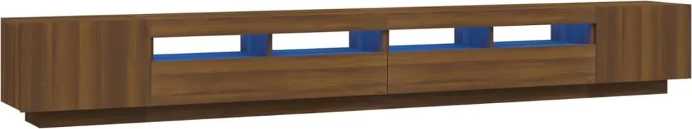 vidaXL TV skříňka s LED osvětlením 300x35x40 cm [3120178] Barva: dub sonoma