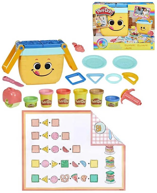 HASBRO PLAY-DOH Modelína kreativní set s nástroji v piknikovém koši 14ff69165