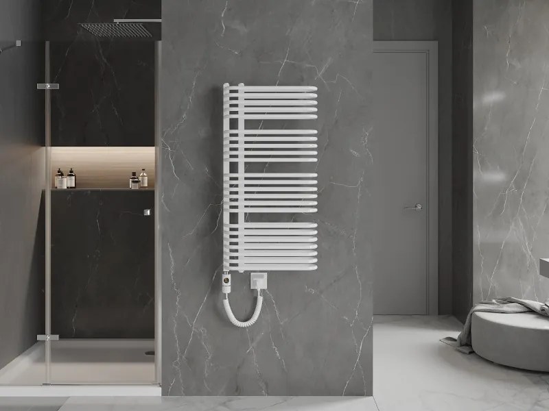 Mexen Amor, elektrické topné těleso 1000x500 mm + topná tyč 900 W, bílá, W120-1000-500-2900-20