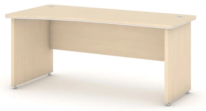 Rohový kancelářský psací stůl ARRISTO LUX, 200x90 cm, levý, bříza
