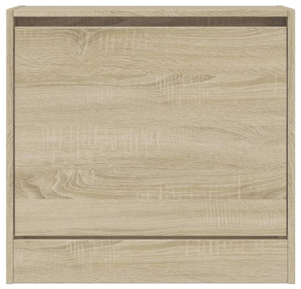 Botník dub sonoma 60 x 21 x 57 cm kompozitní dřevo