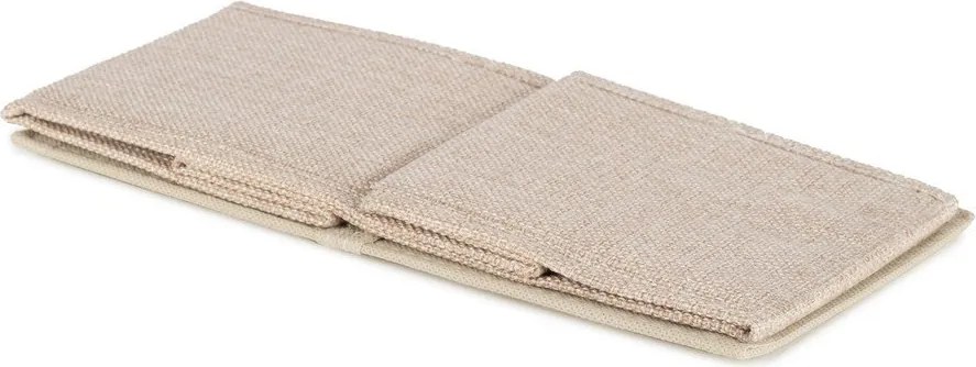 Béžový látkový úložný box 28x12x12 cm Sandy – Compactor