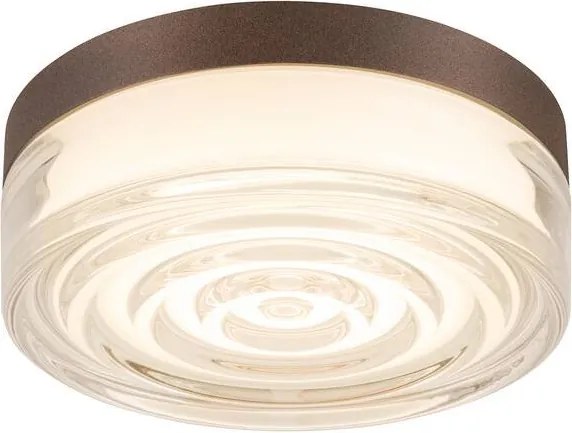 LA 1010211 CYFT WAVE XL Přisazené nástěnné a stropní svítidlo, 2700/3000/4000 K, 15 W, PHASE, 105°, IP65 černá / čirá - BIG WHITE (SLV)