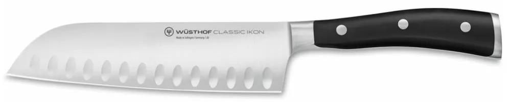 Wüsthof | Wüsthof - Kuchyňský nůž japonský CLASSIC IKON 17 cm černá | GG318