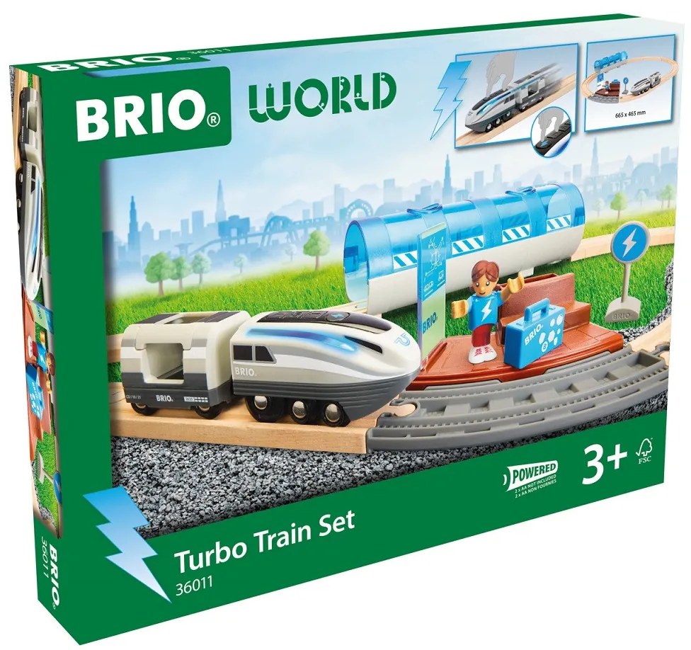 Brio - Turbo vlak na baterie