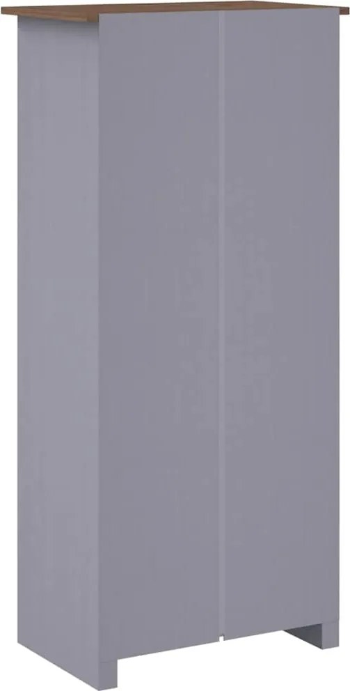 Šatní skříň 80 x 50 x 171,5 cm masivní borovice řada Panama 282665