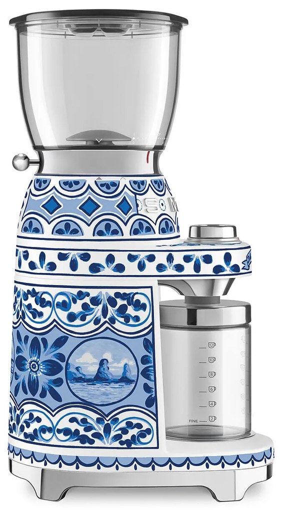 Smeg Dolce&Gabbana Mlýnek na kávu Blu Mediterraneo CGF01DGBEU