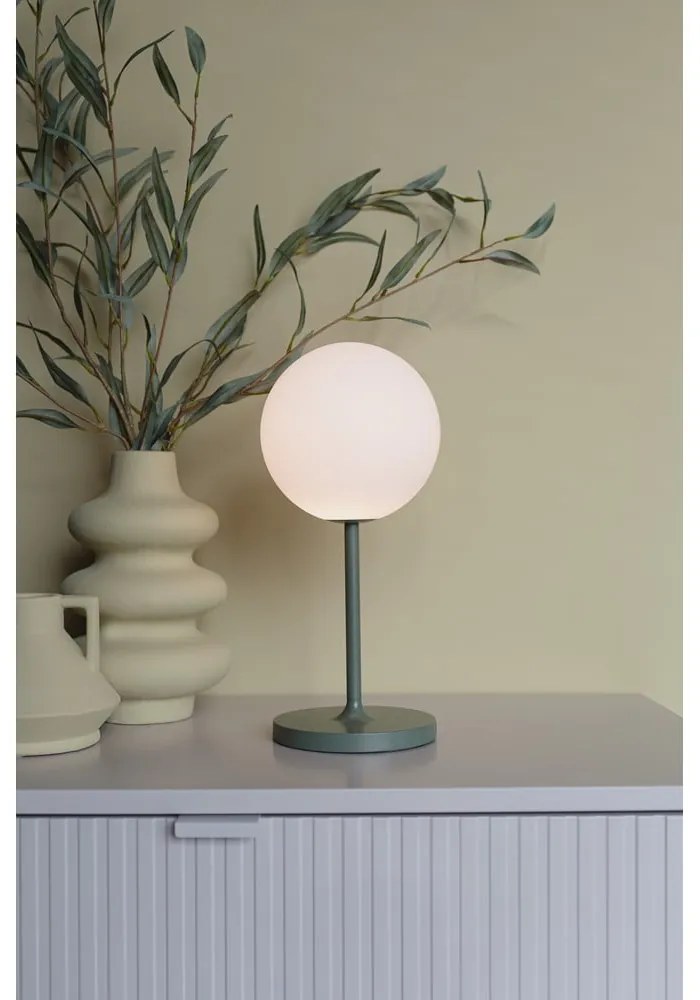 Zelená stmívatelná stolní lampa (výška 33 cm) Hub – White Label